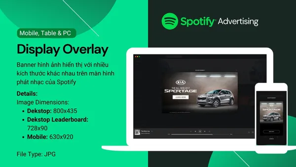 Spotify (Audio Ads) - Giải pháp quảng cáo Spotify hiệu quả